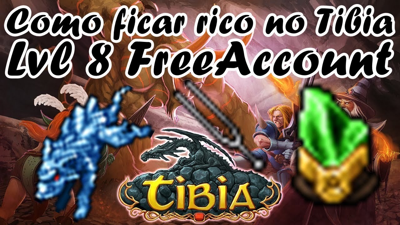 Como ficar rico no tibia com char lvl 8 (low lvl) - Diapason - Crystal ...
