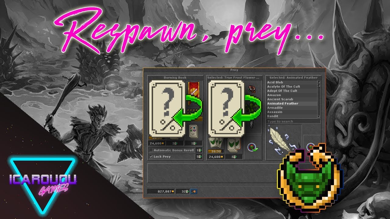 Melhoria nos Respawns, Sistema de Prey e nova opção gráfica! - TibiaBR